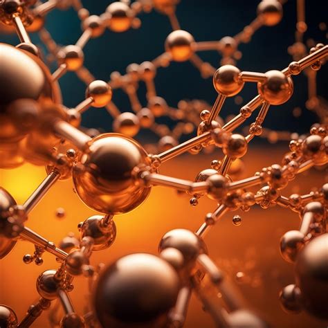 Estructura Molecular De La Vitamina C Ilustración 3d Del Concepto