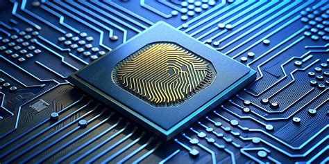 Fingerprint Sensor Chip On Circuit Board Security Technology Stock