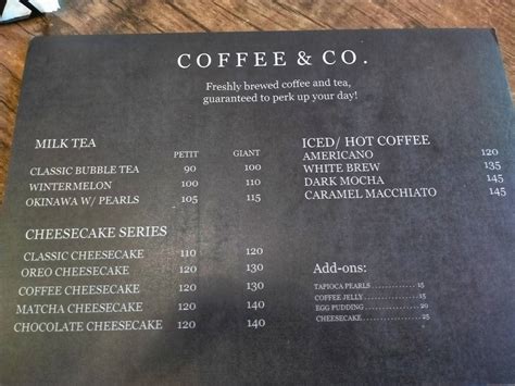 Menu At The Nyc Restaurant Davao City