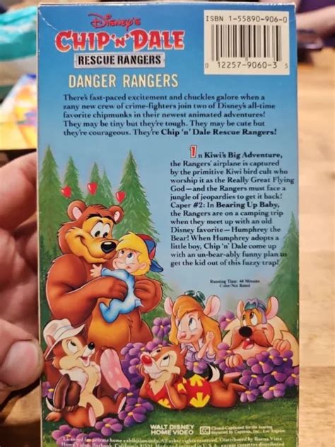 Disneys Chip N Dale Rescue Rangers Danger Rangers Vhs Classic