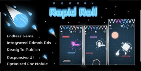 Rapid Roll Complete Unity Game