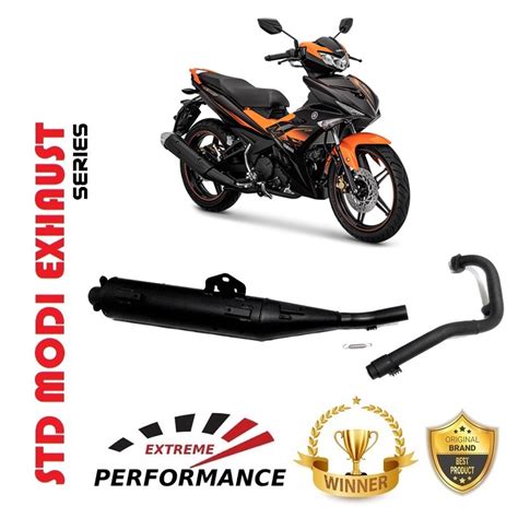 Yamaha Y15 V1 V2 28mm Epower Powerdrag Exhaust Racing Sport Std Ekzos