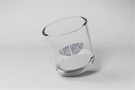 Premium Psd Glass Cup Mockup