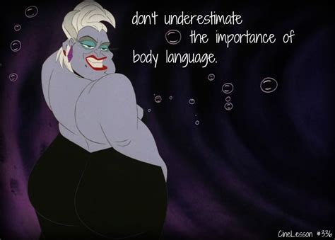 The Little Mermaid Ursula Body Language