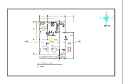 فایل اتوکد پلان مسکونی