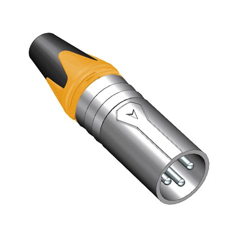 Xlr Male 3 Pin Silver Krystals Cables