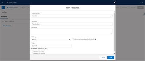 create a contact with a clean address in a salesforce screen flow
