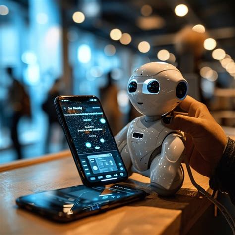 Free Robot Human Interaction Image Download At Stockcake