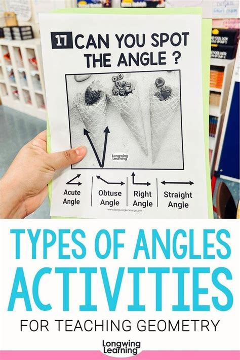Creative Angle Activities 6 Fun Ways To Teach Different Types Of Angles Longwing Learning I Ela