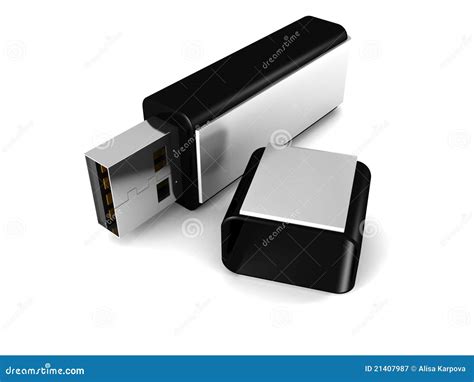 Black Usb Flash Drive Save Data Concept Royalty Free Stock Photography Image 21407987