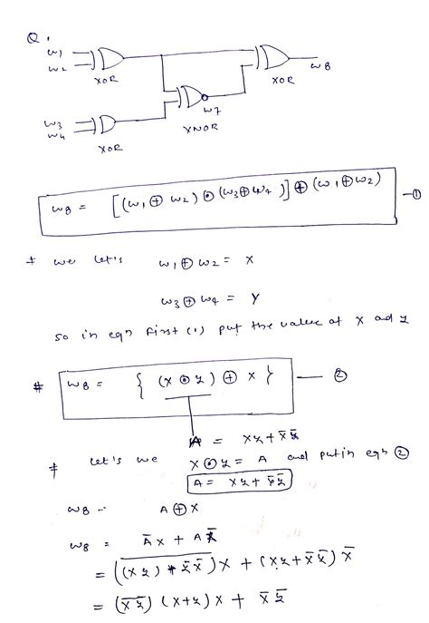Solved 2 Check The Following Boolean Circuit Composed Of XOR Gate