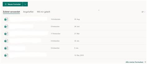 ms forms zeigt nicht alle forms quiz an neue ansicht microsoft