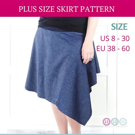 Asymmetrical Skirt Pattern