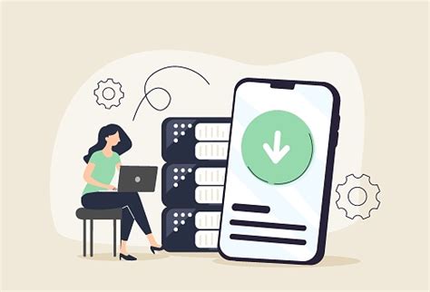 Big Data Business Software Abstract Concept Vector Illustration Set Innovative Big Data