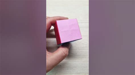 네모아저씨 정육면체 큐브접기 종이접기 Youtube