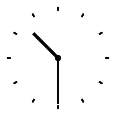 Premium Vector Clock At Half Past Ten