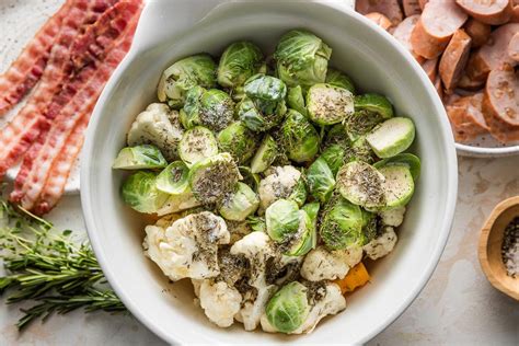 Harvest Sheet Pan Chicken Sausage And Veggies Nourish And Fete