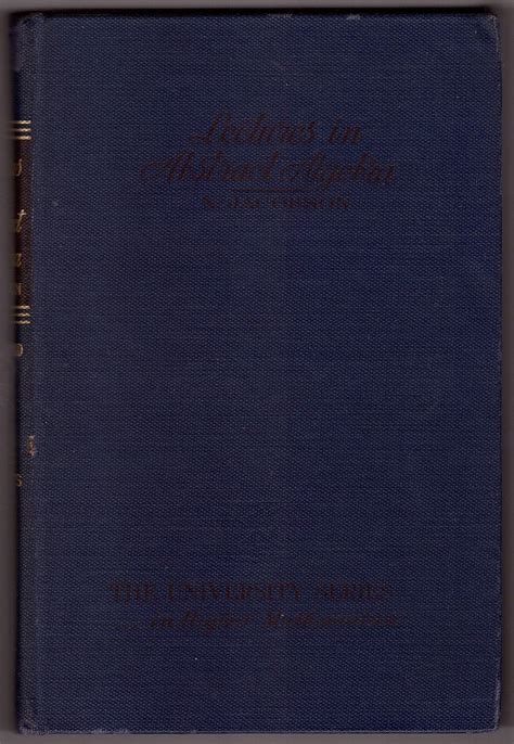 Lectures In Abstract Algebra Jacobson Nathan B532 Books