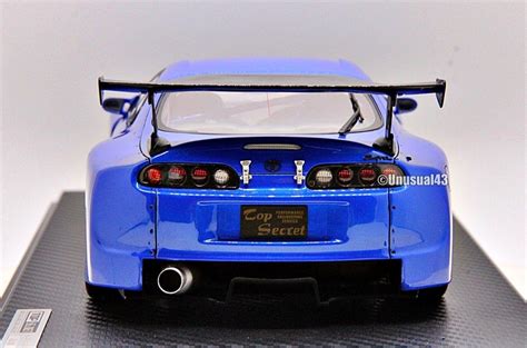 Ignition Model Top Secret GT Supra JZA Blue Metallic Toyota Hobbies Toys Toys