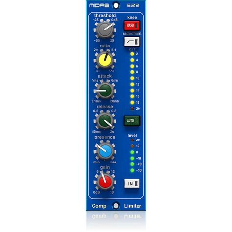 Midas 522 V2 Dynamics Processor Reverb