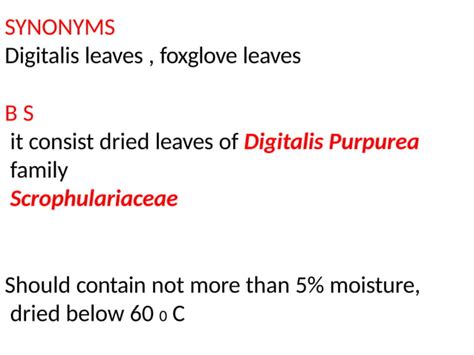 Glycosidesfullppt In Medicinal Plantspptx