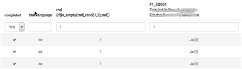 Filtering Results In A Matrix Limesurvey Forums