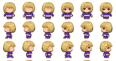 ドット絵 茨歌仙18話の観客j Rpgツクールmv用歩行グラフィック スペキュラム合金のイラスト Pixiv
