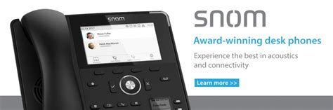 Sneak Peak At The Snom D Inch Color Sip Phone With Self
