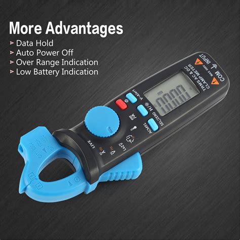 Acm91 Digital Clamp Meter True Rms Dc Ac Current 1 Vicedeal
