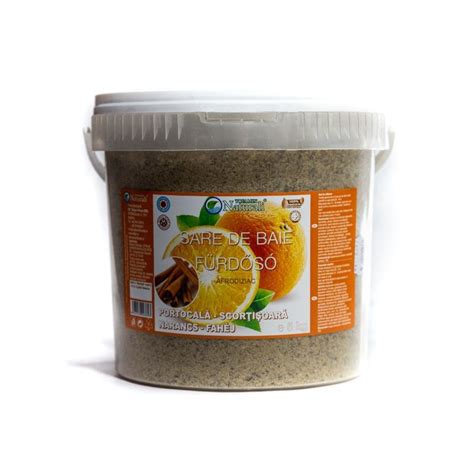 Sare De Baie Din Praid Cu Portocala Scortisoara 5 Kg Emagro