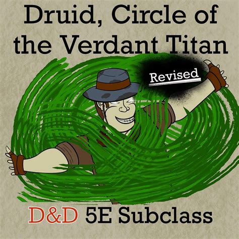 Revised Druid Subclass Subclass Oc Art Rdndhomebrew