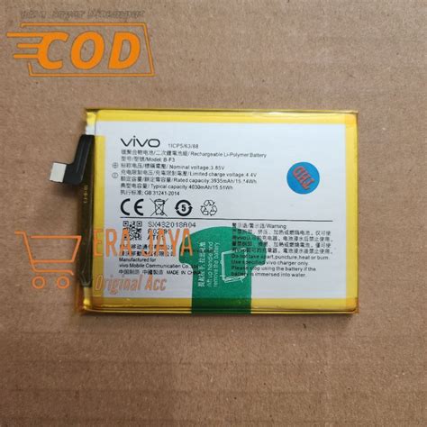 Jual Baterai Batre Hp Vivo Y C Y I Original Model B F Bf Batrei Batrai Battery Tanam