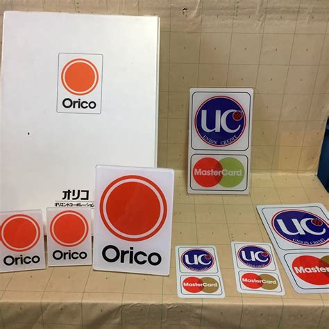 【中古】オリコ Uc マスターカード ステッカー シール プレート 本物 レトロ 保管品 非売品 ノベルティの落札情報詳細 ヤフオク落札