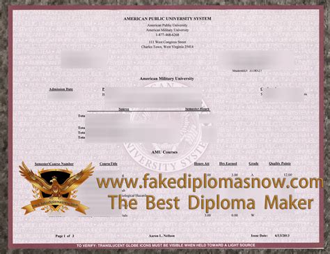 Can I Get A American Military University Transcript Online