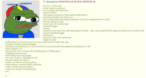 Anon Uses The Restroom Rgreentext