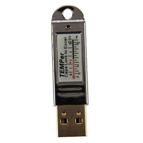 Gold TEMPer PC Laptop USB Sensor Thermometer Temperature Data Logger Record N I EBay