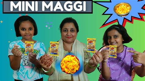Eating Mini Maggi Youtube