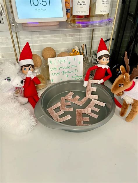Elf On The Shelf Brown Es Elf Fun Awesome Elf On The Shelf Ideas Xmas Elf