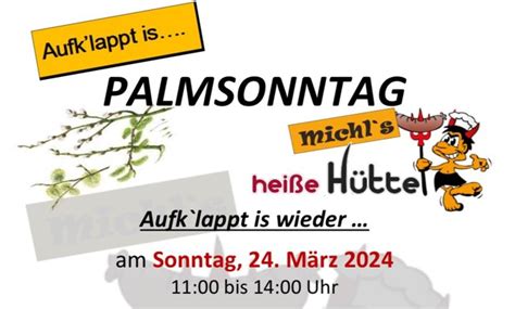 Auf klappt is Michls heiße Hütte Stadtmarketing Klosterneuburg