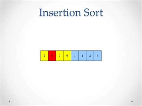 1 Insertion Sort Sorting Algorith Pptx