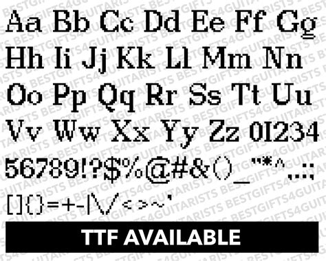 Pixel Storybook Font Svg Pixel Font For Cricut Pixel Font Svg Png