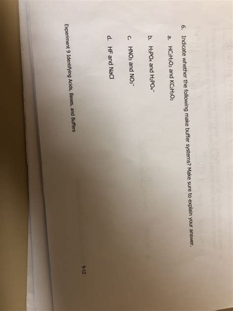 solved 6 indicate whether the following make buffer