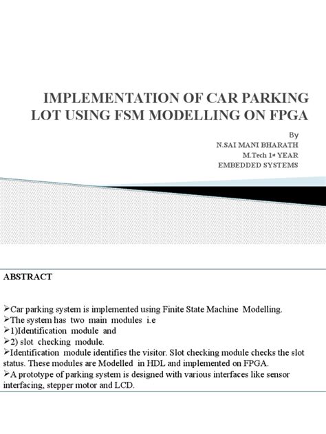 Fsm Application Pdf Hardware Description Language Computer Engineering