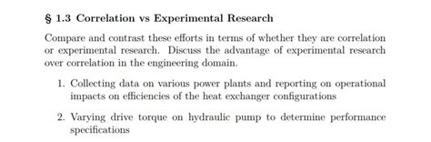Solved S 1 3 Correlation Vs Experimental Research Compare