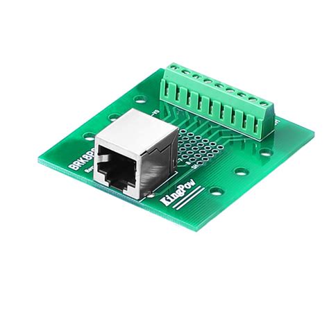 Xiaoshi Rj45 Mini Screw Terminal Breakout Board With Din Rail Clips Industrial
