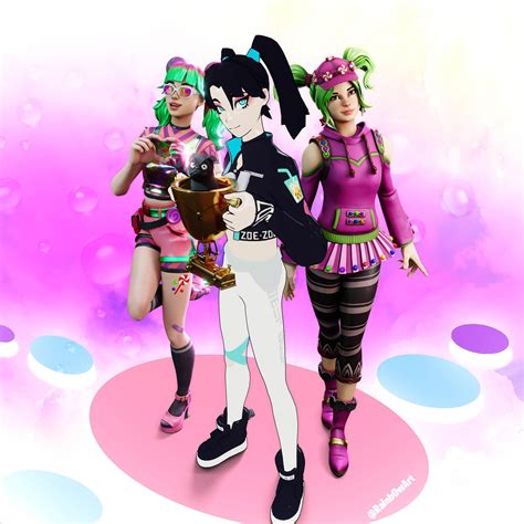 Zoe Holding Zoey In Between Zoey And Zoey Rfortnitebr