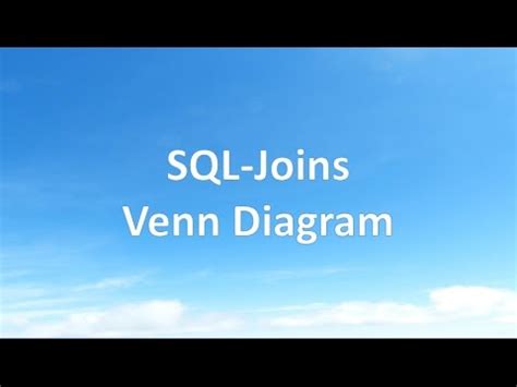 Ms Sql Join Venn Diagram Sql Joins Visualizer