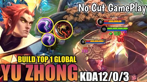 12 Kills No Death Build Top 1 Global Yu Zhong Best Build Yu