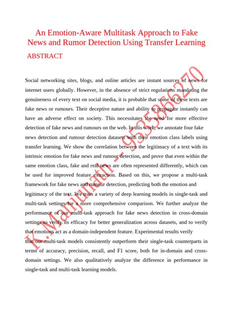An Emotion Aware Multitask Approach To Fake News And Rumor Detection Using Transfer Learning