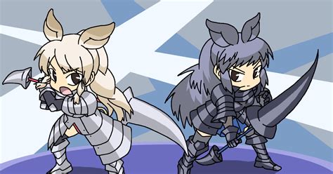 けものフレンズ シロサイ And クロサイ Srdのイラスト Pixiv
